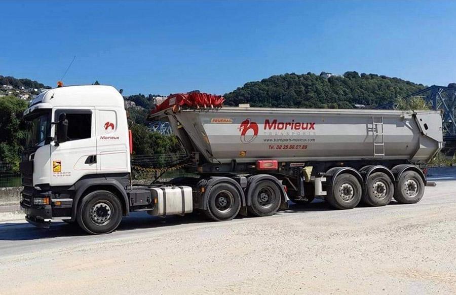 Transport de bennes Le Grand-Quevilly - Transports Morieux